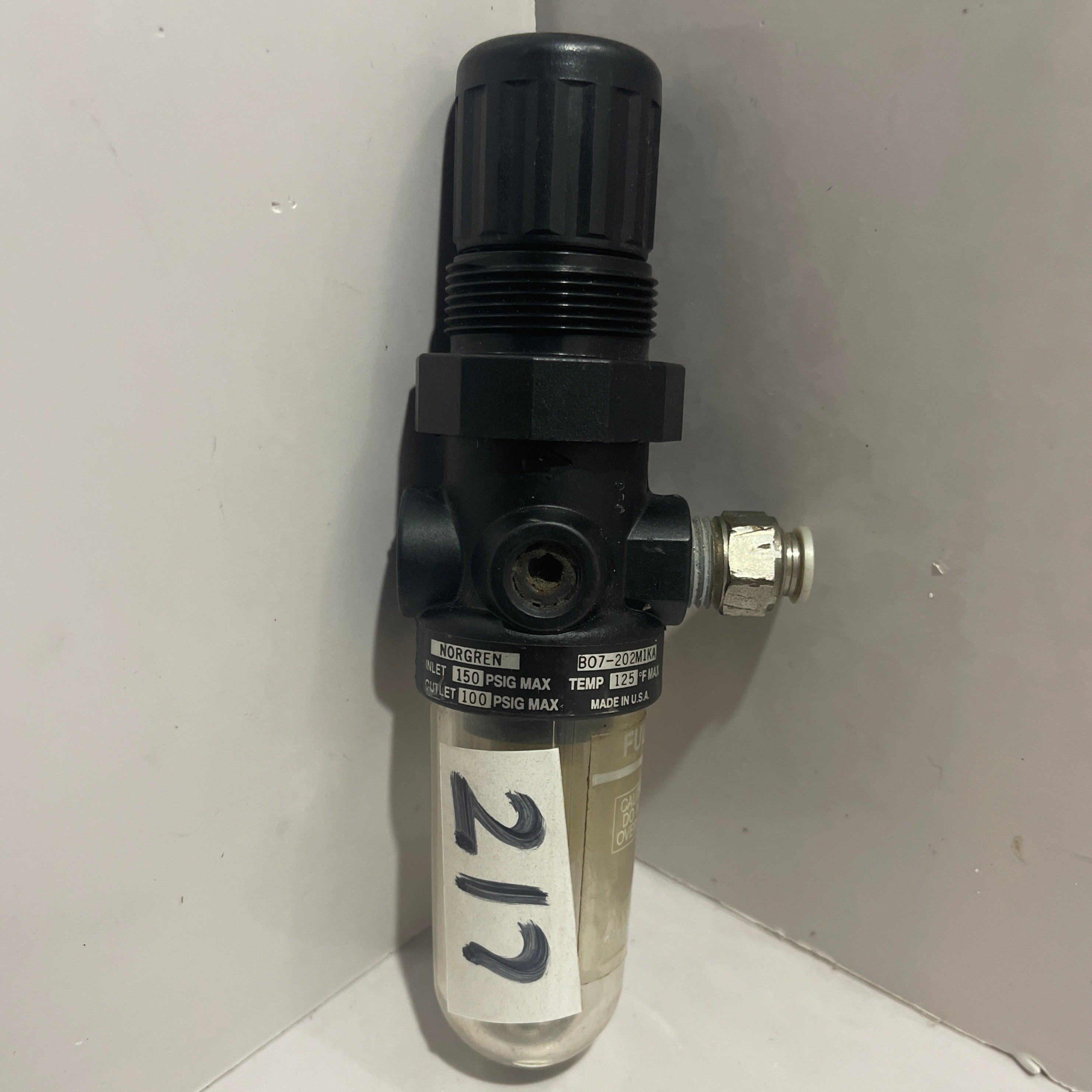 PNEUMATIC FILTER AND REGULATOR, MODELO: B07-202M1KA